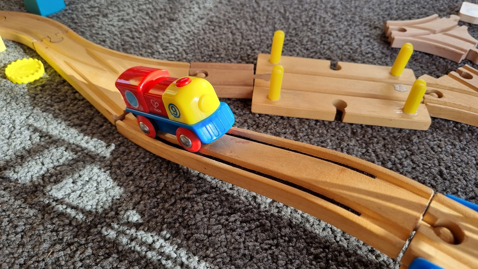 Improving grip on a Hape toy train - Leisure Life Larry